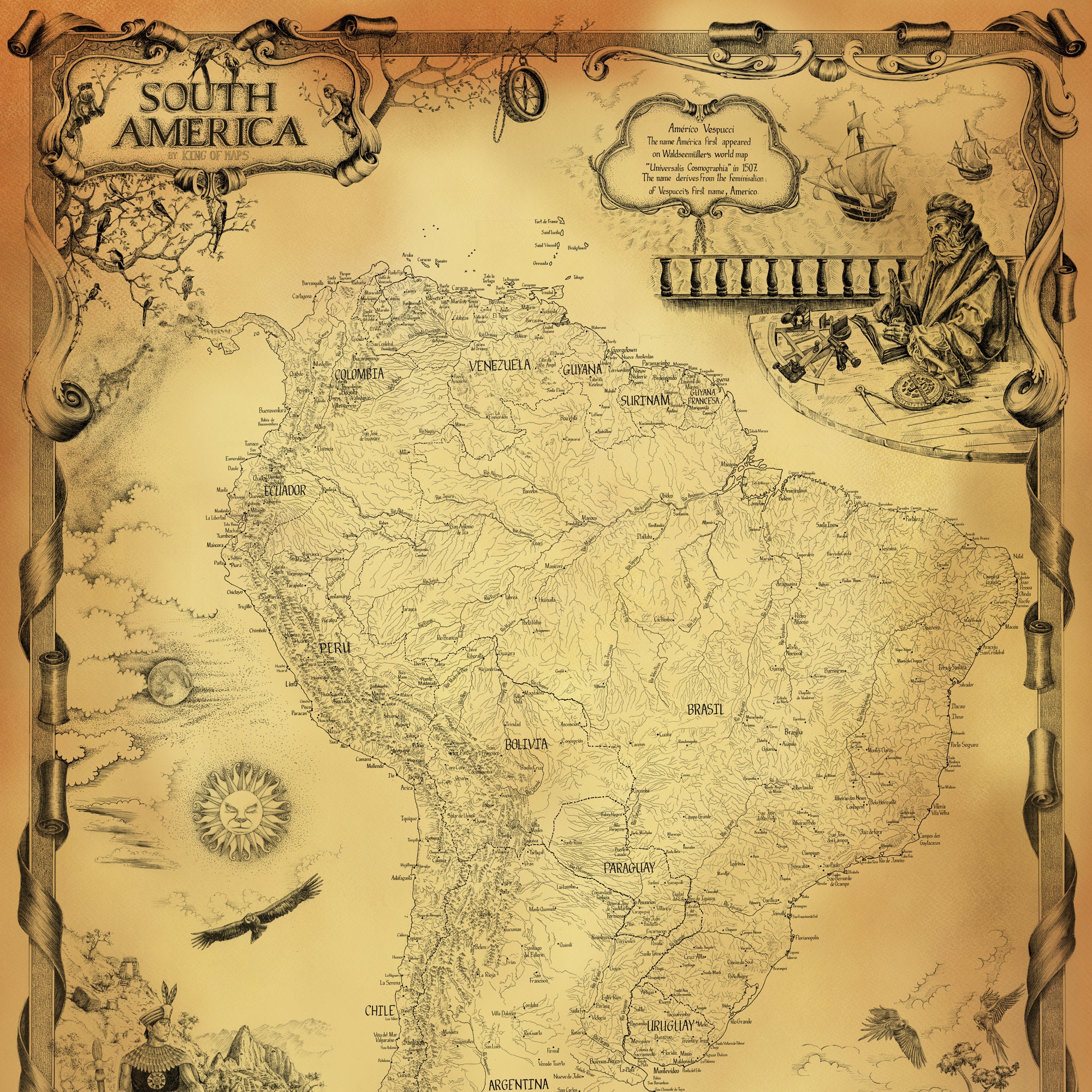 Amerigo Vespucci Route