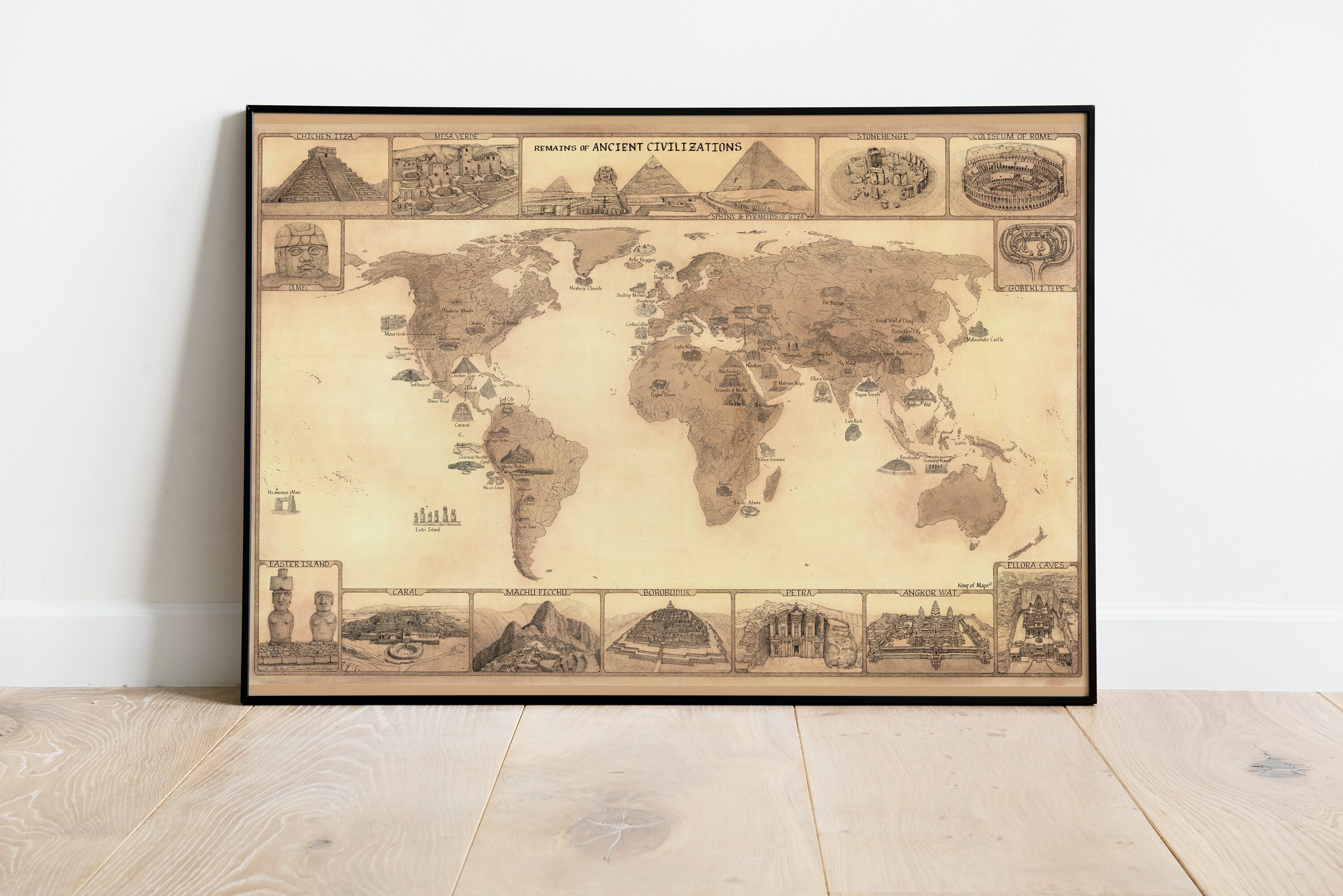 Early Civilizations World Map