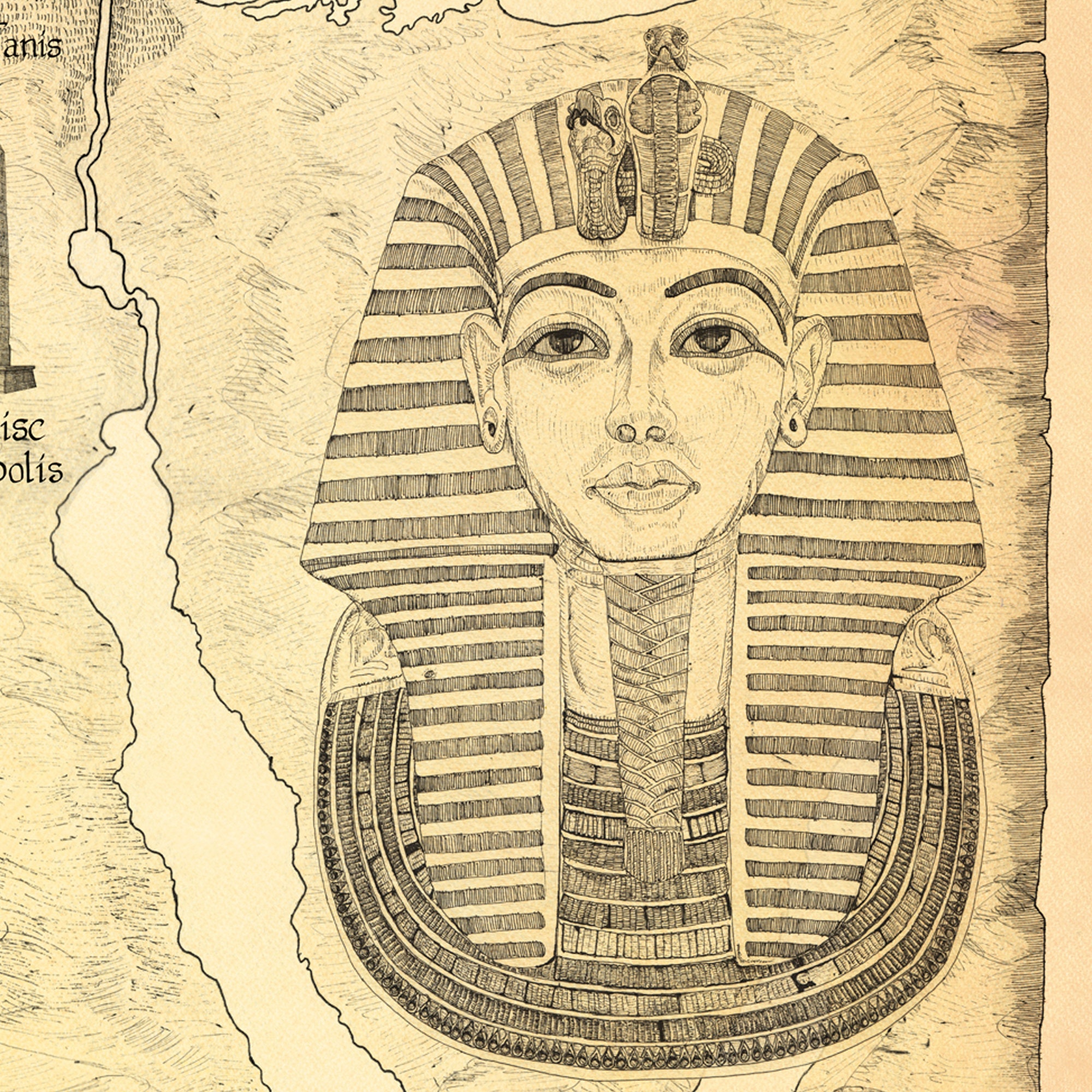 PYRAMIDS & TEMPLES of EGYPT Map of Ancient Egyptian Temples and ...