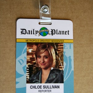 Smallville DAILY PLANET ID Badges Fan Art (clark Kent, Lois Lane, Chloe ...