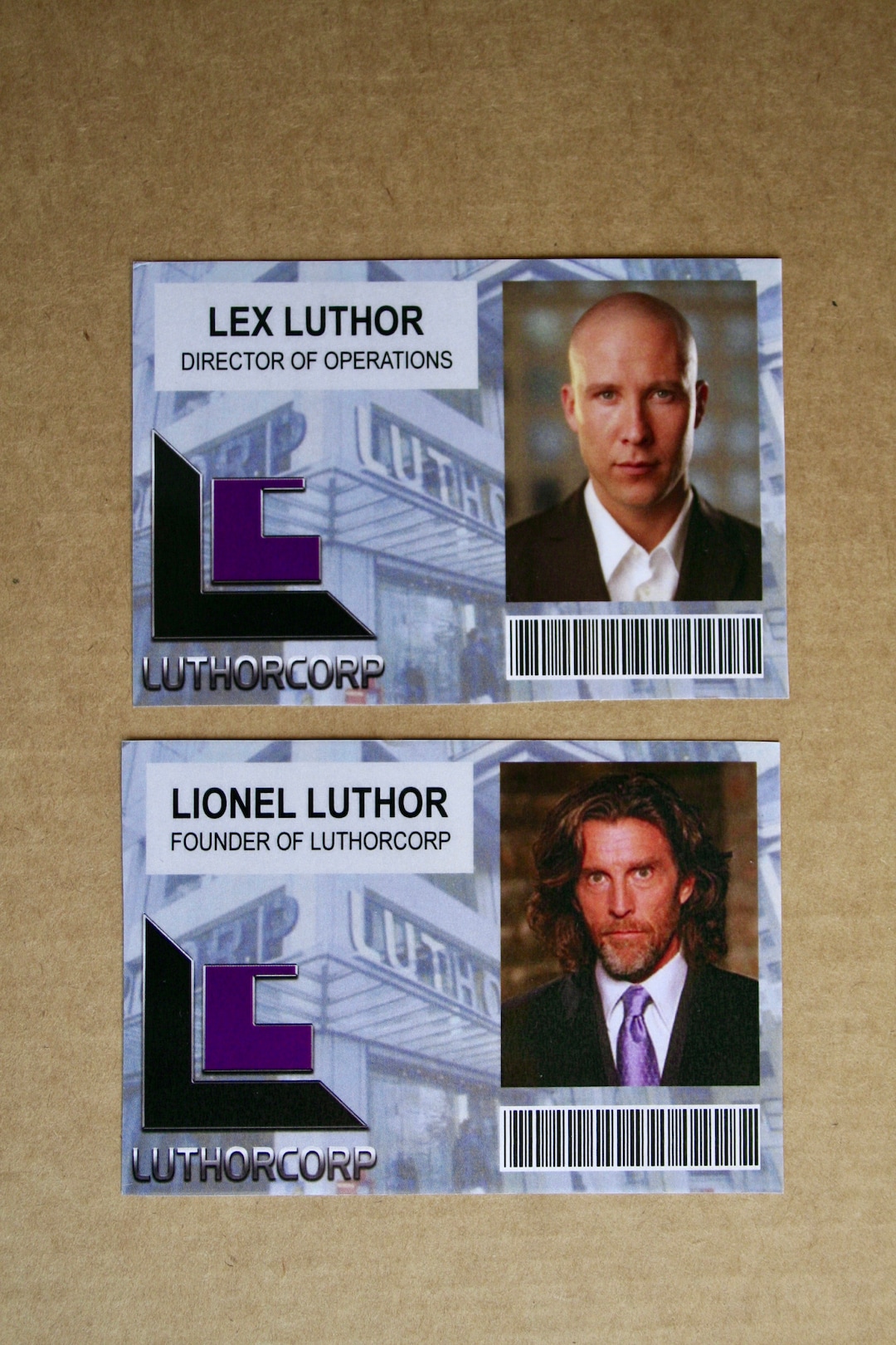 Smallville LUTHORCORP (lex Luthor, Lionel Luthor) - Etsy