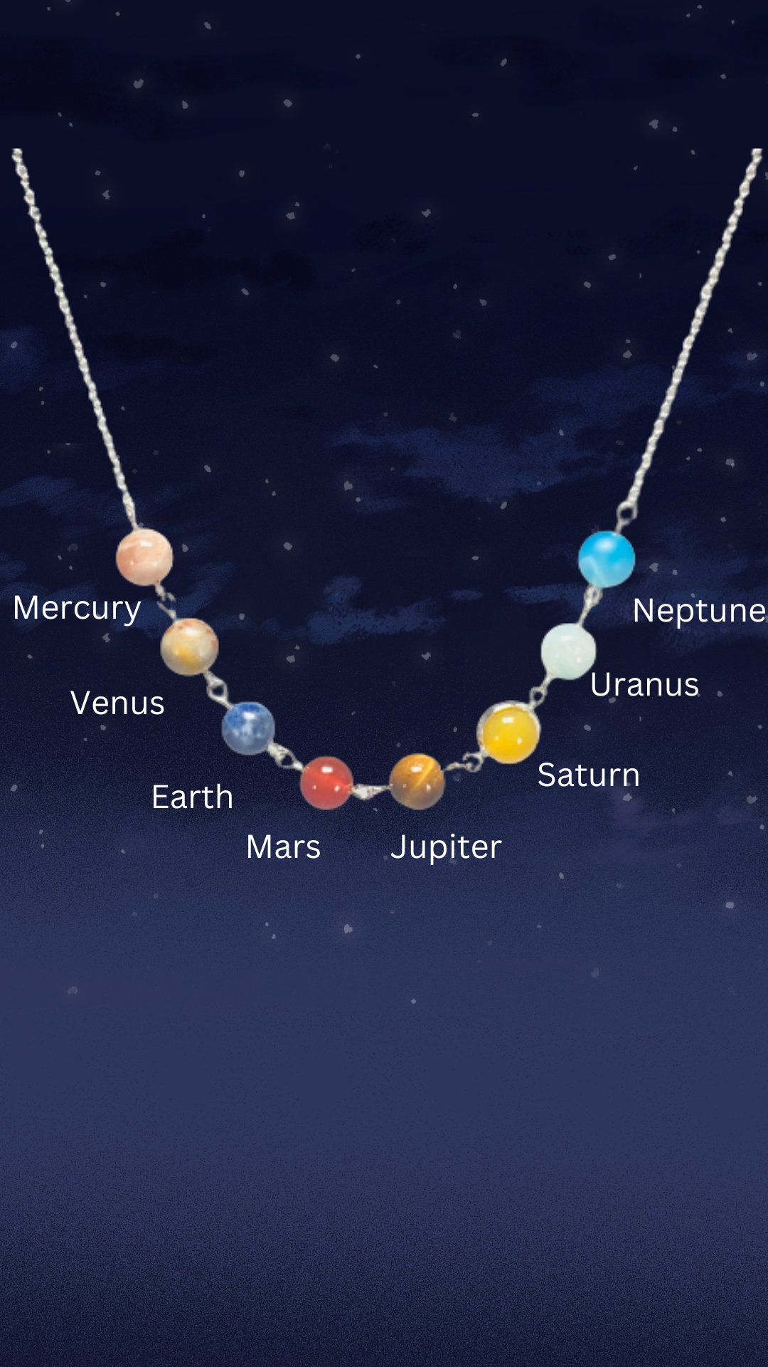 Galaxy Silver Sky Gemstone Necklace is a Great Gift Idea. Carnelian ...