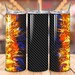 Fire Tumbler Wrap,fire Sublimation,fire Png,fire Tumbler Png ...