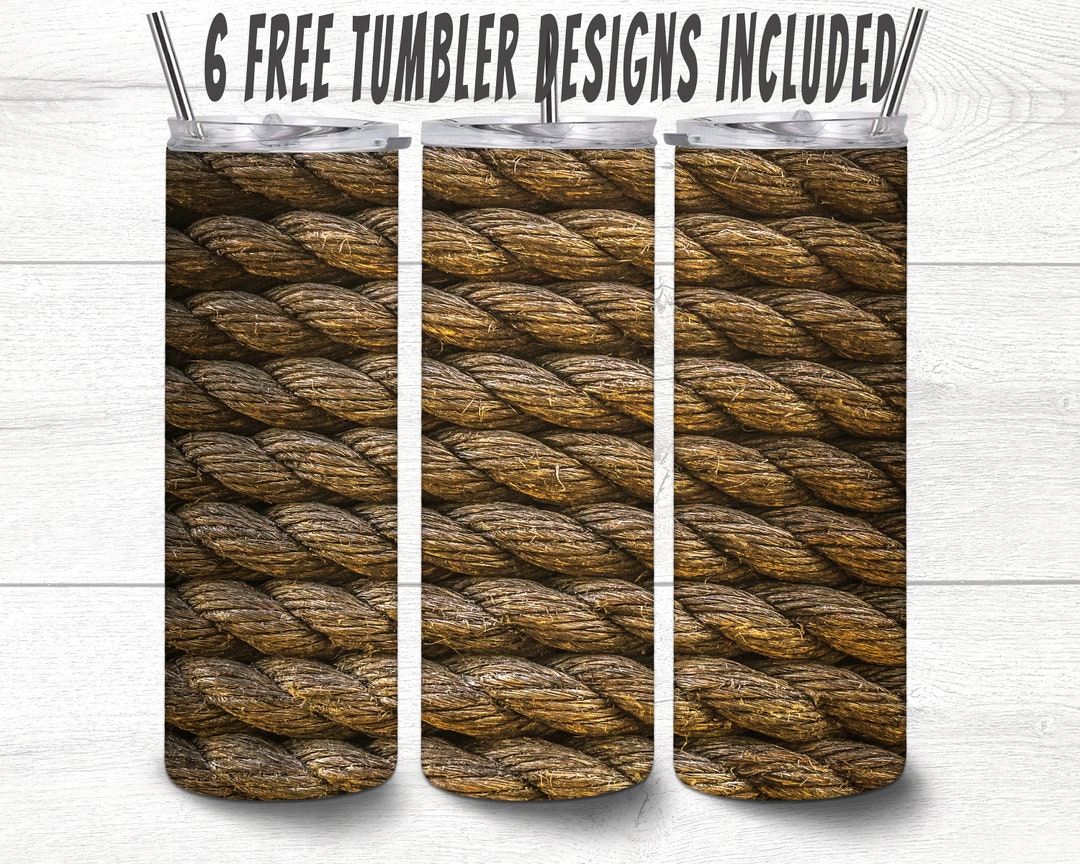 20oz Skinny Tumbler,rope Tumbler,rope Png,tumbler Wrap Png,png ...