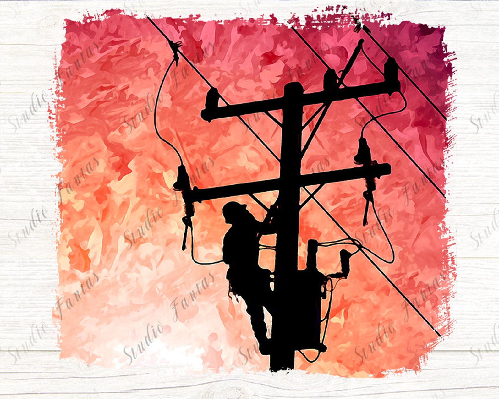 Sublimation Design Lineman/lineman Ready to Press/sublimation - Etsy