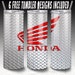 20 Oz Skinny Tumbler Design Sublimation,honda Tumbler Png,honda ...