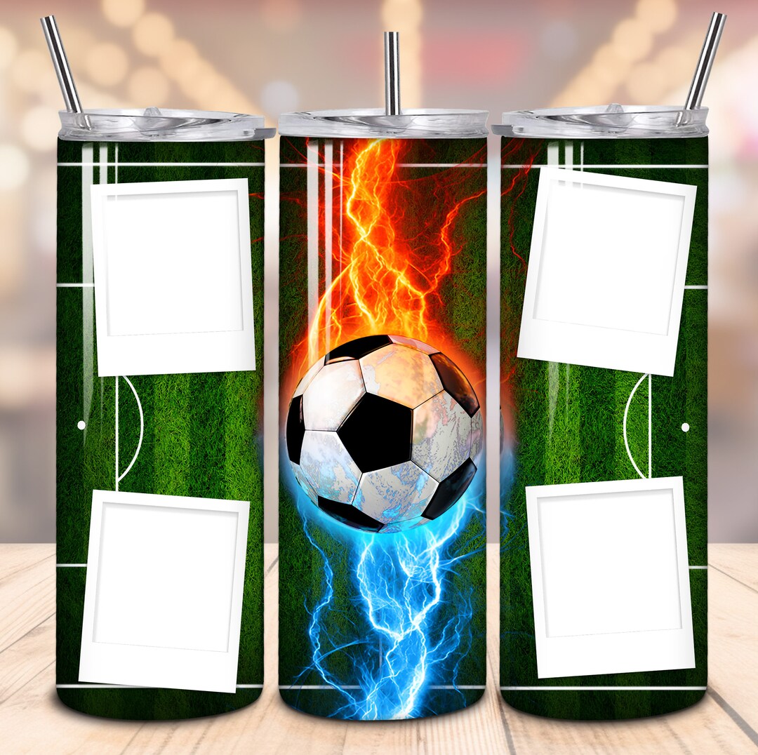 Soccer Tumbler Wrap,soccer Photo Frame,sport Tumbler Wrap,soccer Wrap ...