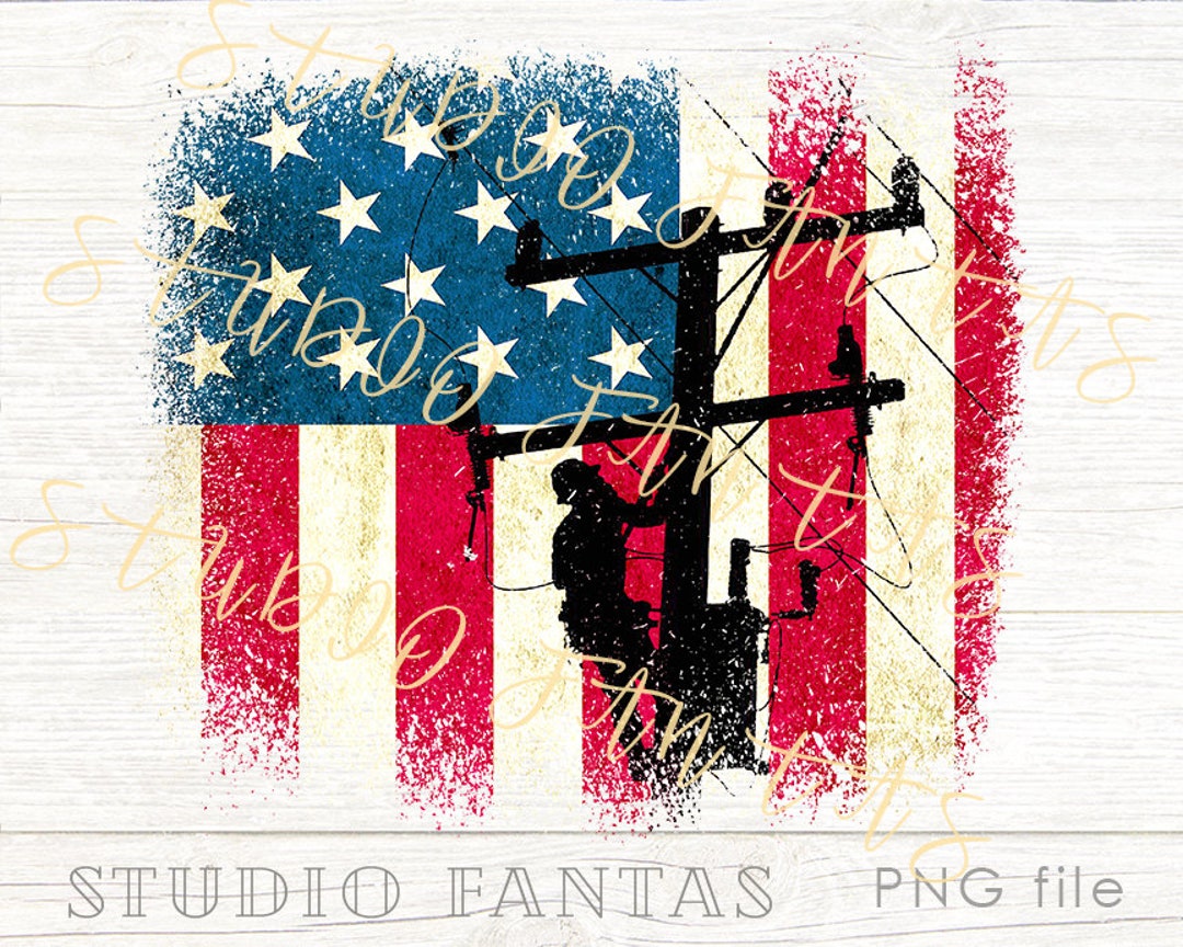 SUBLIMATION Png,design Sublimation,american Lineman,lineman Sublimation ...