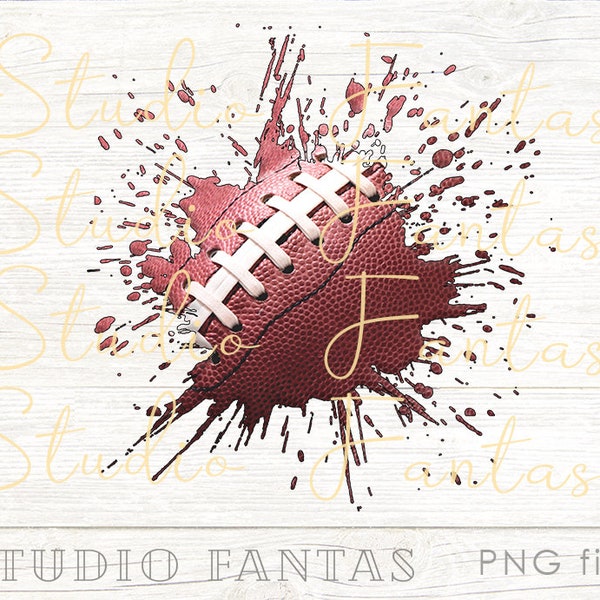 Splatter Football Png - Etsy