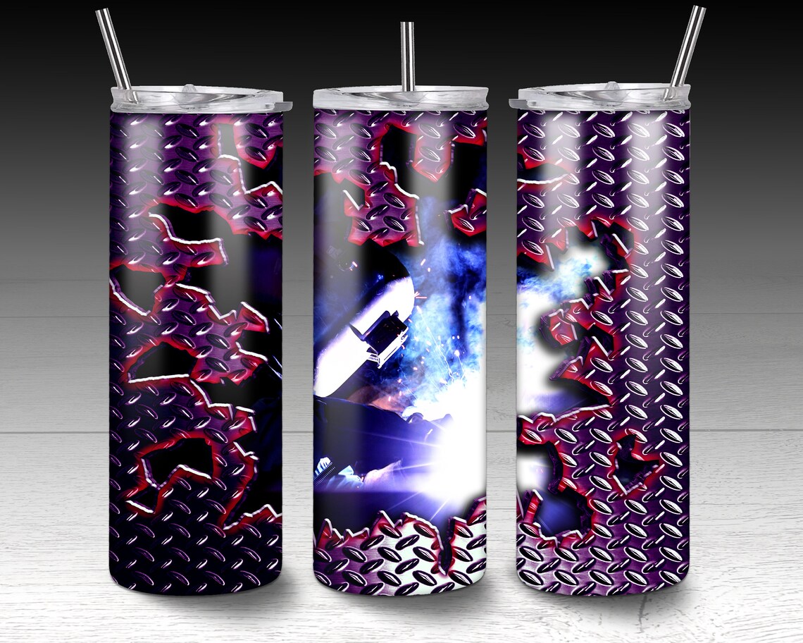 20 Oz Skinny Tumbler Design Sublimationwelder Tumbler - Etsy