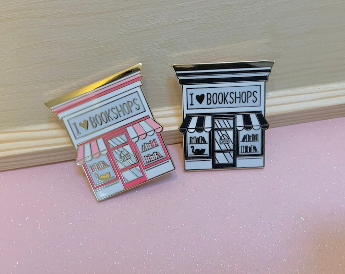 Beautiful Dainty Little Bookshop Pin! Great Little Gift for Bookish ...