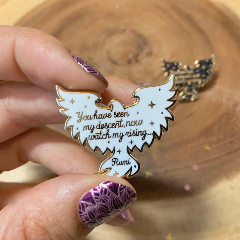 Phoenix Pin - Etsy