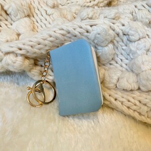 Pretty Vegan Leather Set of 4 Mini Notebooks With Keychain & Lobster ...