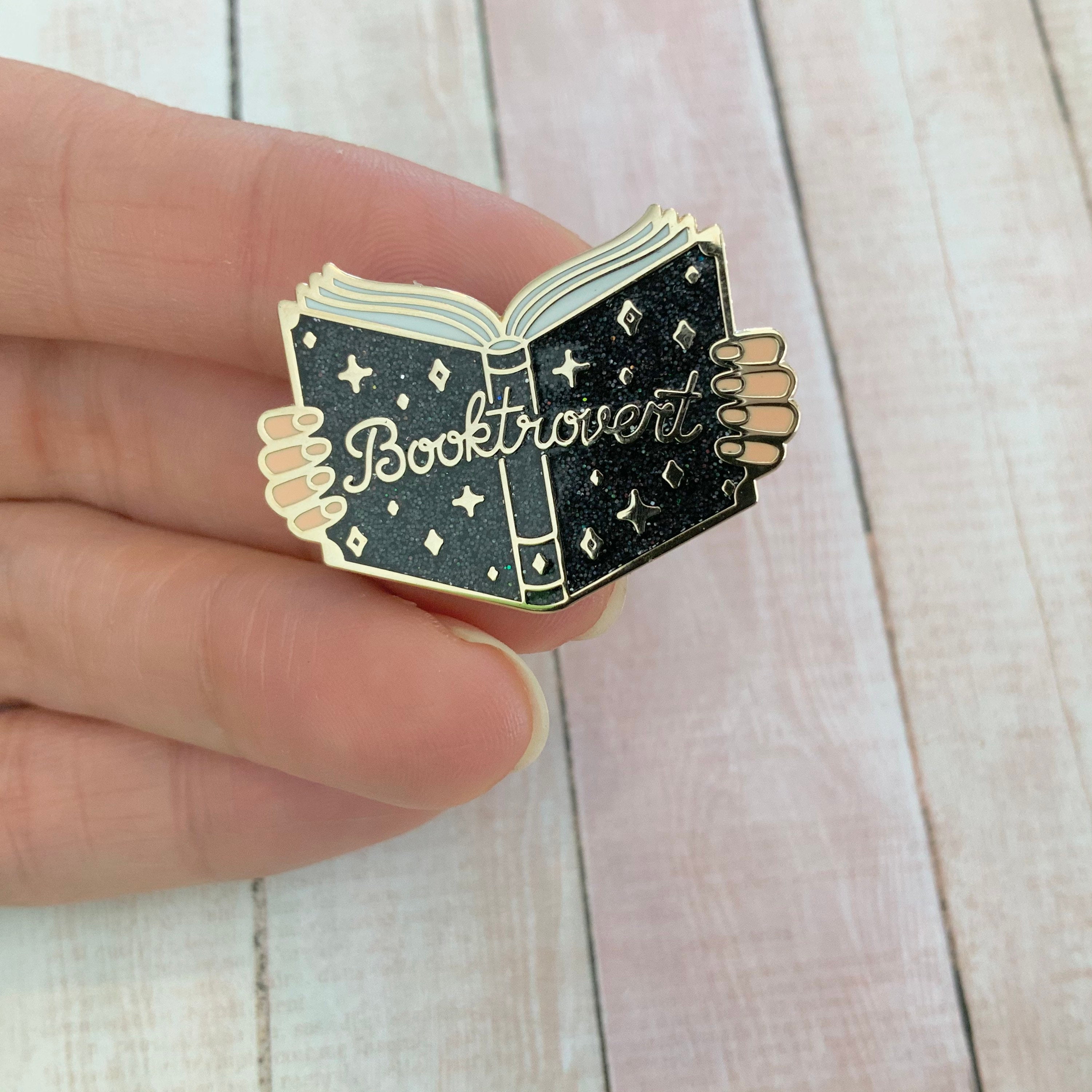 Adorable Book Enamel Pin for Introvert Reading Lovers Great | Etsy