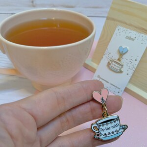 Op-tea-mist Teacup Punny Enamel Pin! Great Little Gift for Tea Drinkers ...