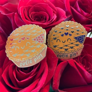 Cutie Pie Enamel Pin Yummy Little Kawaii Berry Pie Adorable Gift for ...