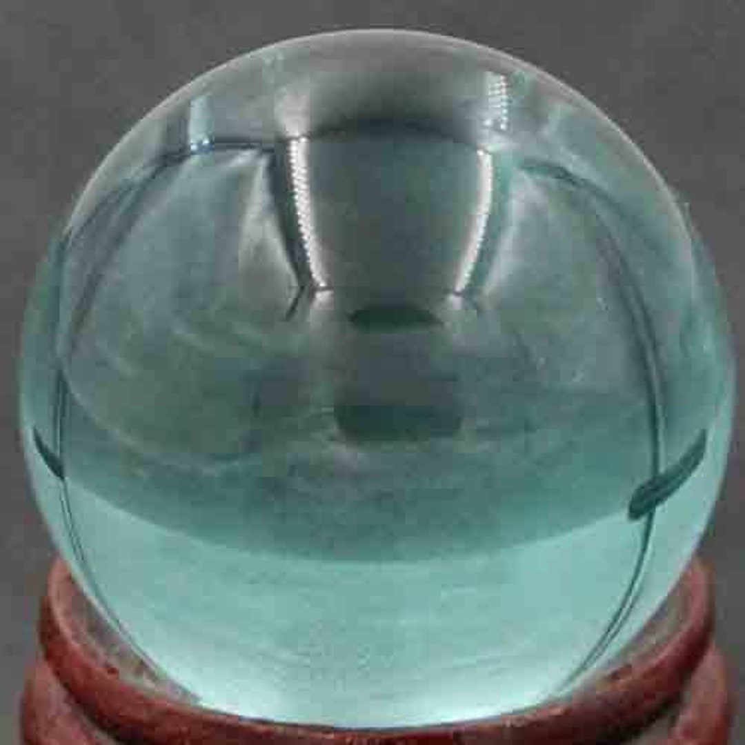 Free Shipping 1.2 30MM Ocean Blue Obsidian Sphere Crystal Ball Chakra ...