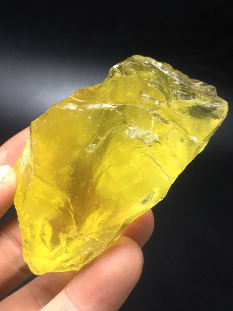 1pc Natural Big Size Raw Topaz Citrine Rough Stones Minerals | Etsy