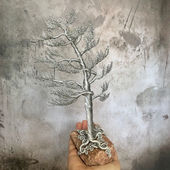 Art Objects Art & Collectibles Windswept Pine Tree Wire Sculpture etna ...