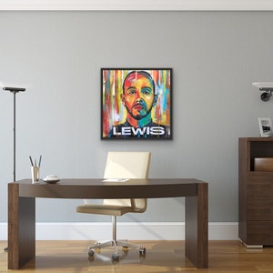 Lewis Hamilton Portrait, Formula One Fans, Original Acrylic and Oil ...