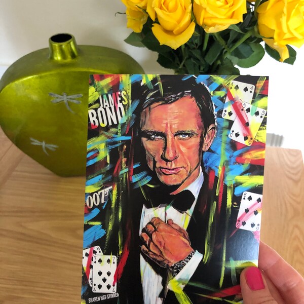 James Bond Daniel Craig Birthday Card - Etsy New Zealand