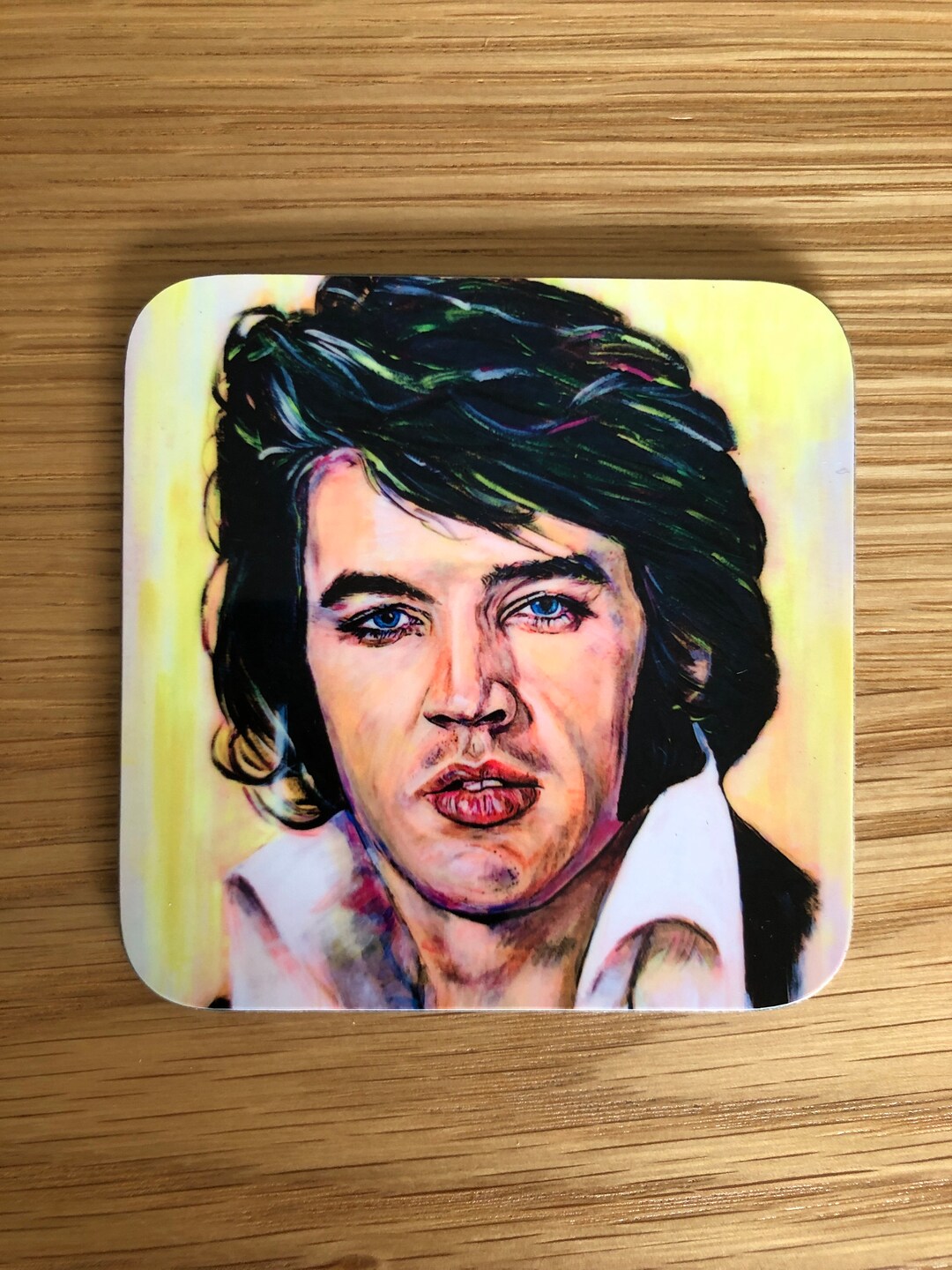 Elvis Presley Coaster, Elvis Presley Gift, Elvis Fathers Day Gift, Gift ...