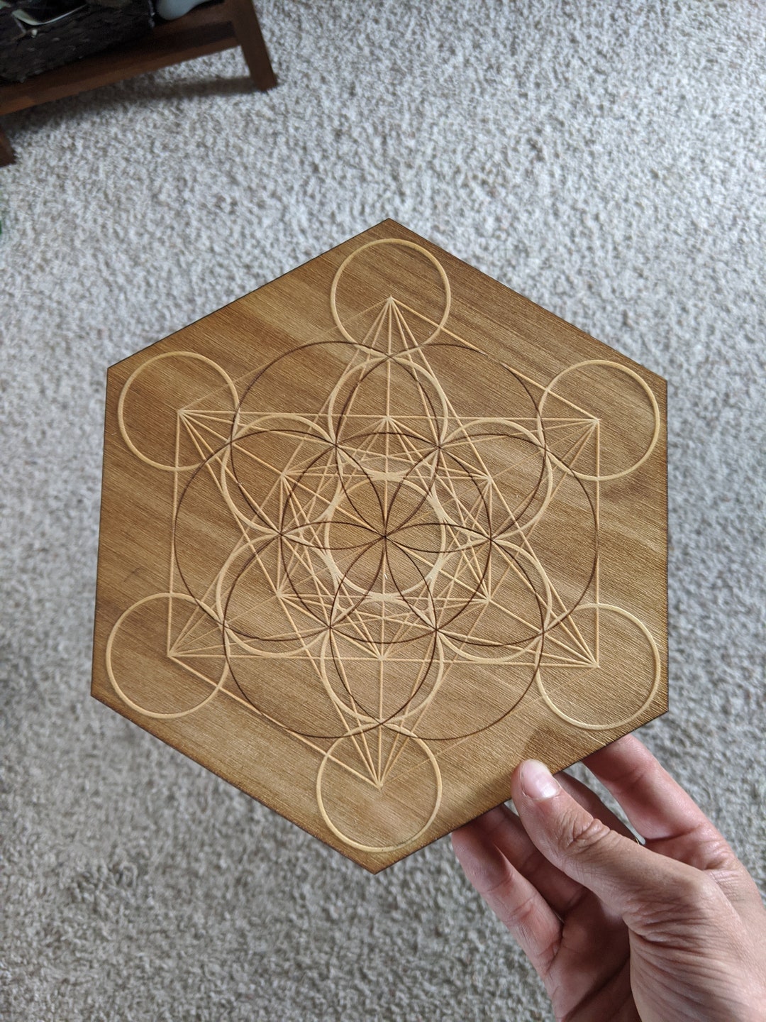 Sacred Geometry Crystal Grid - Etsy