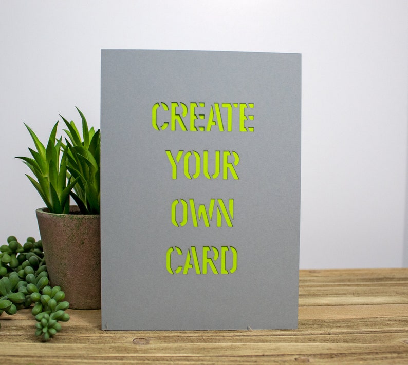 Create Your Own Card Custom Card Design Your Own Card Etsy