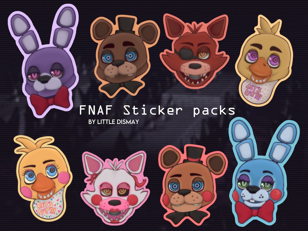 FNAF Sticker Packs - Etsy