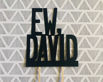 Wine cake topper | Etsy