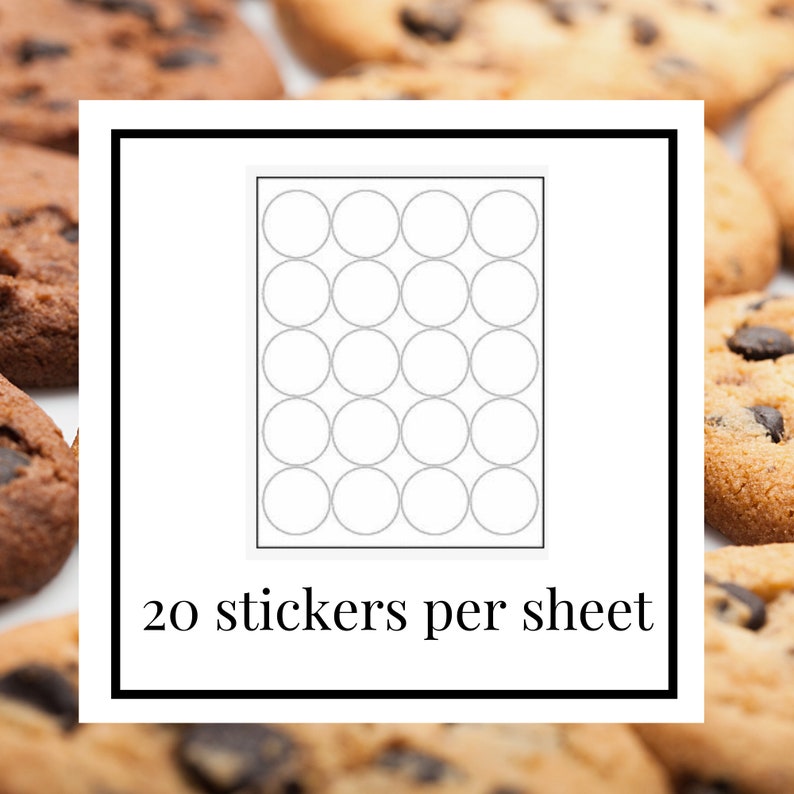 Cookie or Gift Exchange Bags and Personalized Stickers Great - Etsy