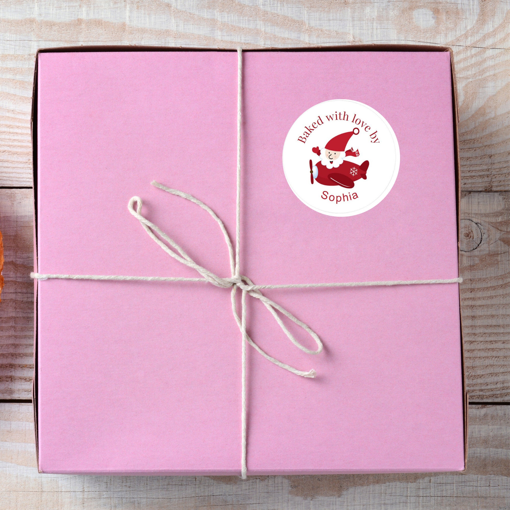 Christmas Tree Baking Labels, Cookie Labels, Made With Love, Baked With ...