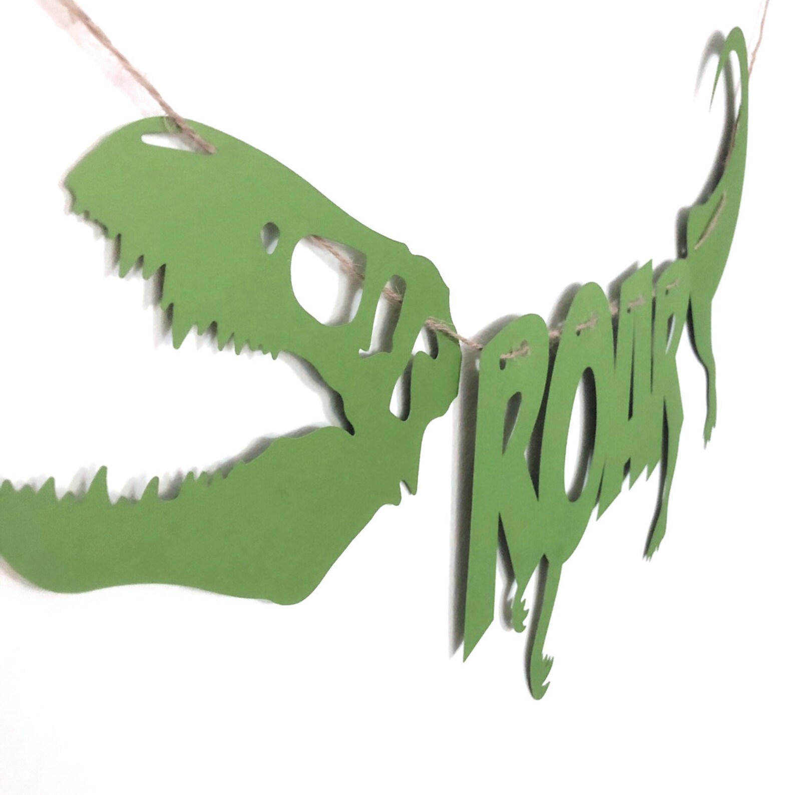 Dinosaur Banner Dino Garland Dinosaur Theme Decorations - Etsy