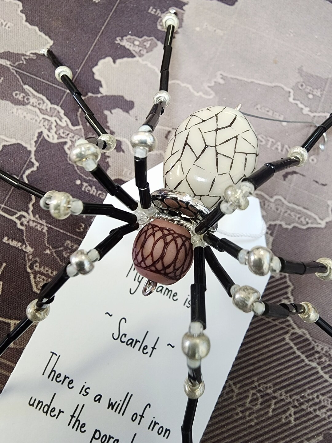 Scarlet German Christmas Spiders - Etsy