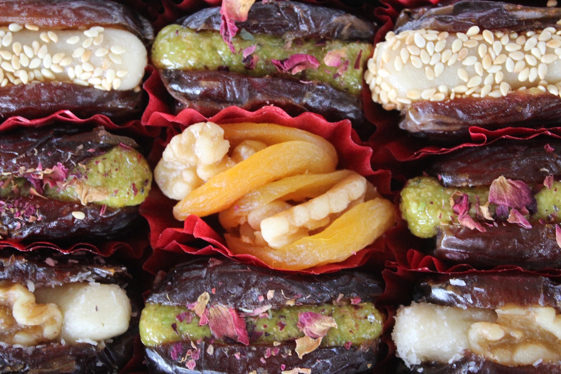 Medjool Stuffed Gourmet Dates Pistachio Dates Almond Dates | Etsy