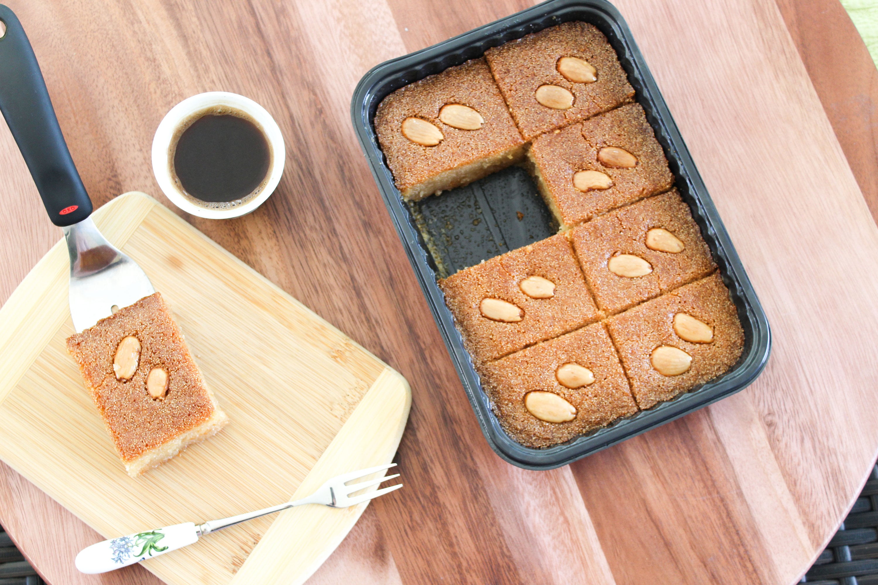 Nammoura Sweet Semolina Dense Cakes Hareesah Namoura Moist - Etsy