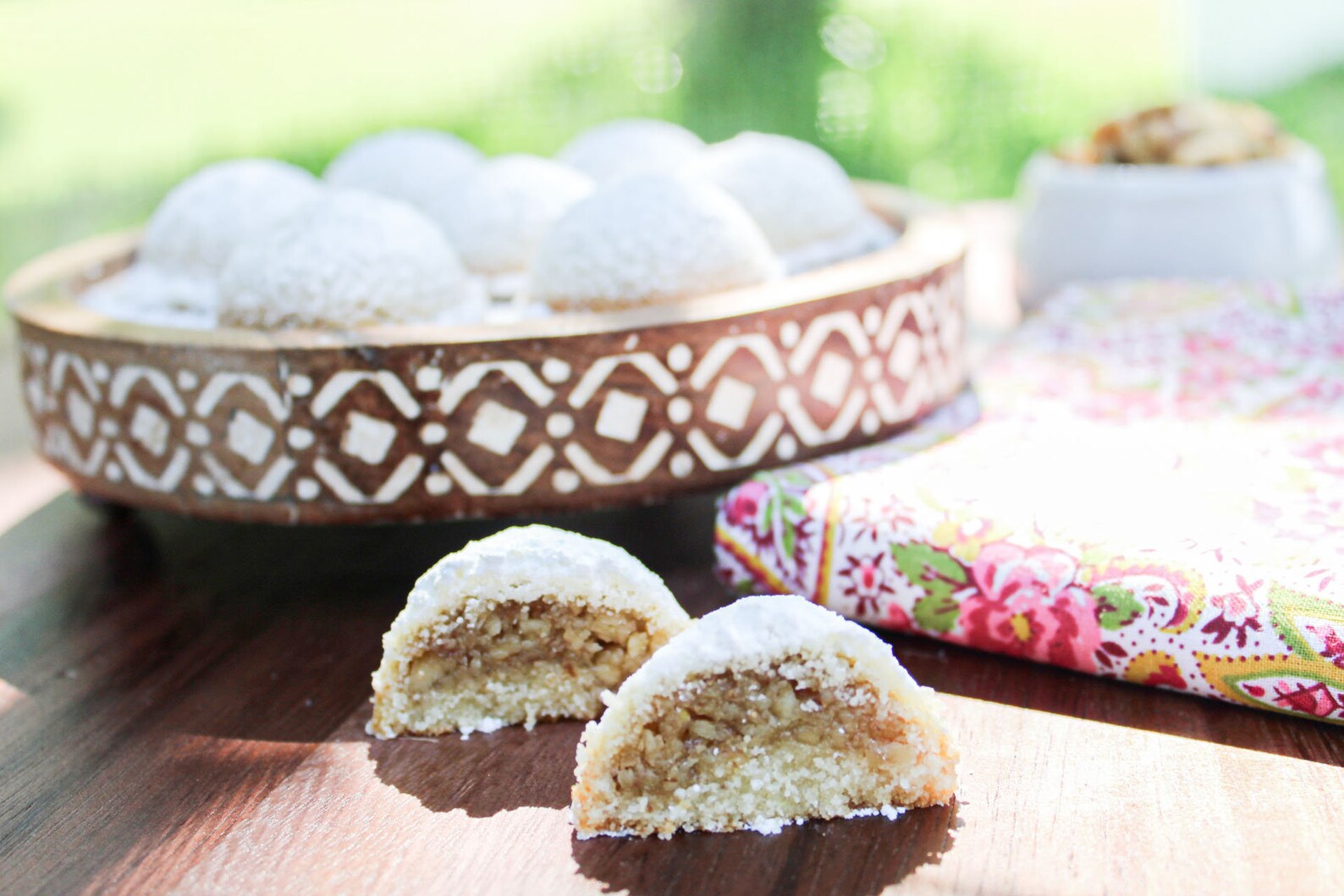 Walnut Maamoul Walnut Filled Cookies Semolina Walnut - Etsy