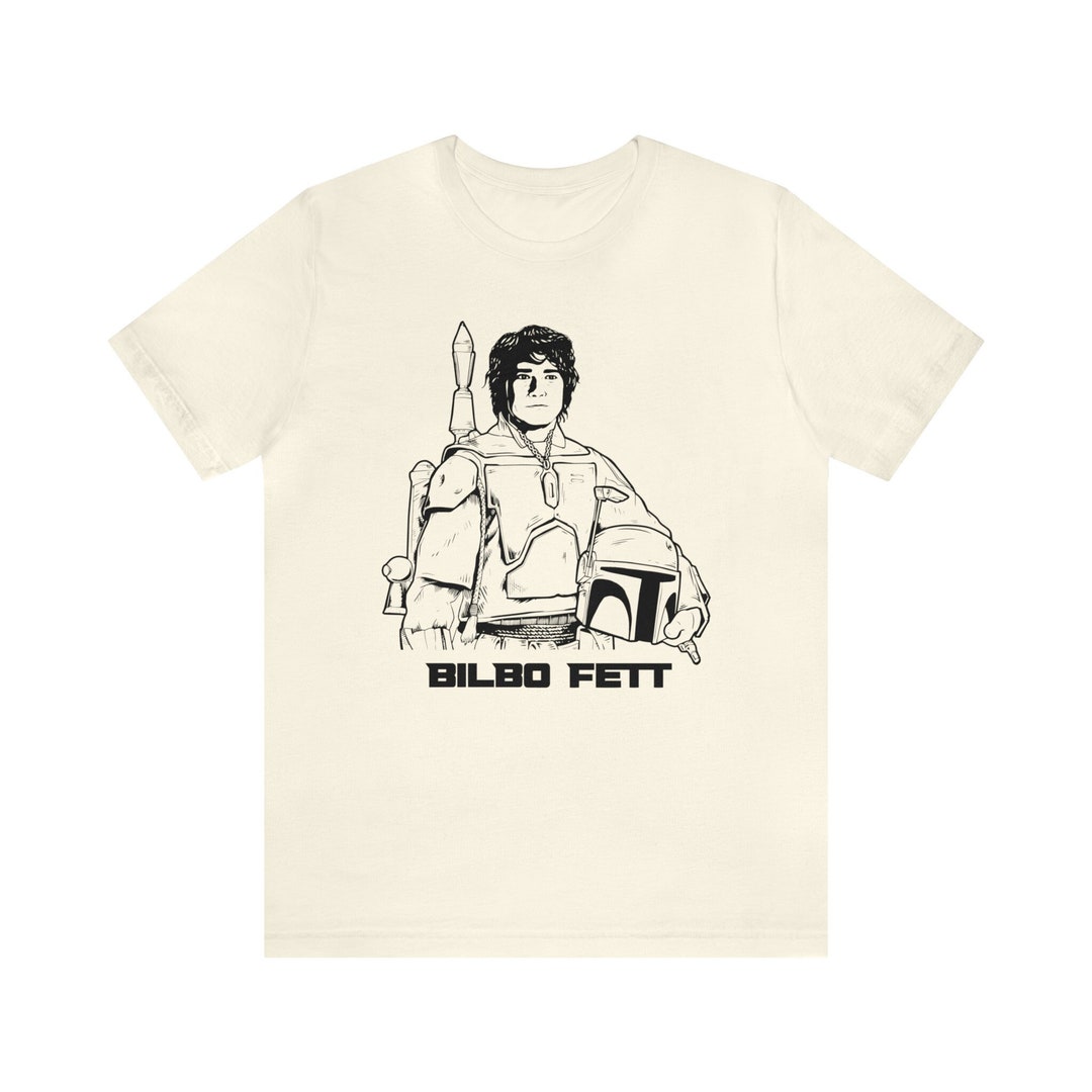 Bilbo Fett - Mash up T-shirt - Bilbo Baggins/boba Fett - Etsy