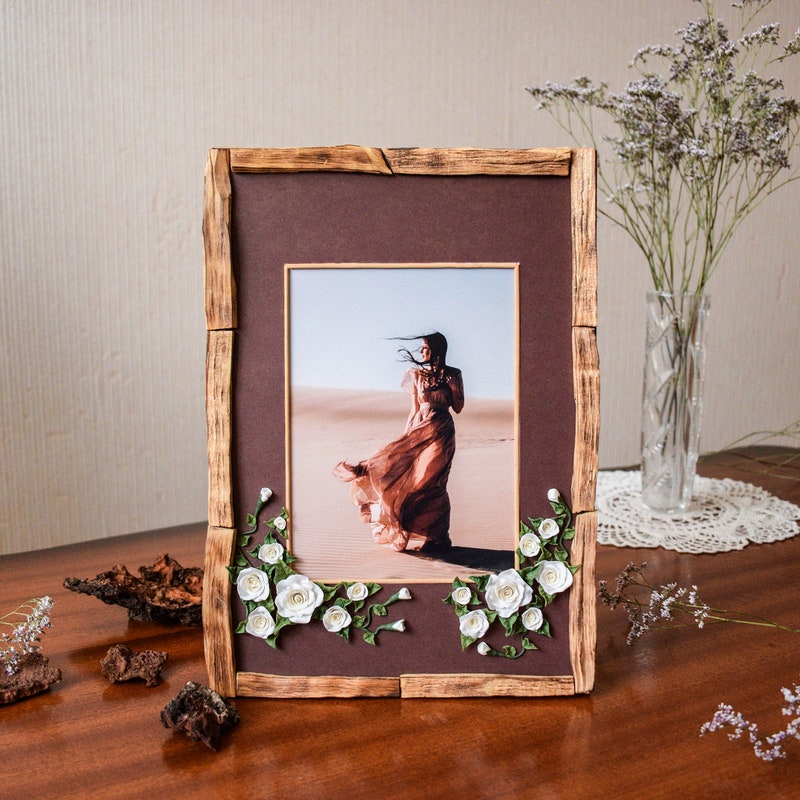 Floral Picture Frame - Etsy