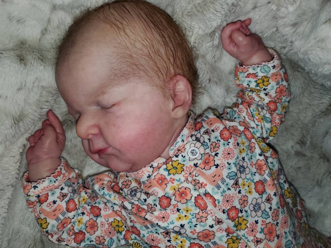 Ellis Reborn Baby Doll: 21" Newborn Girl, Realistic Details - Etsy