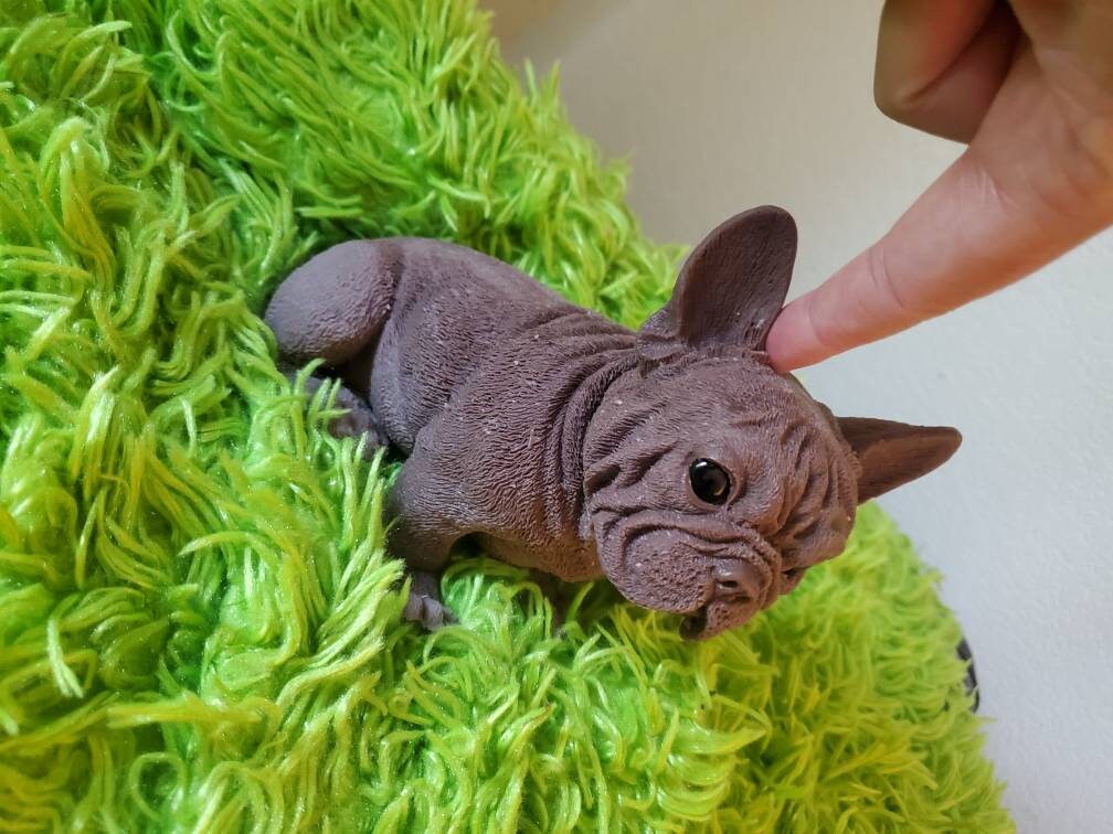 10 Full Body Silicone Frenchie Puppy Dog Open Eyes Cutie - Etsy