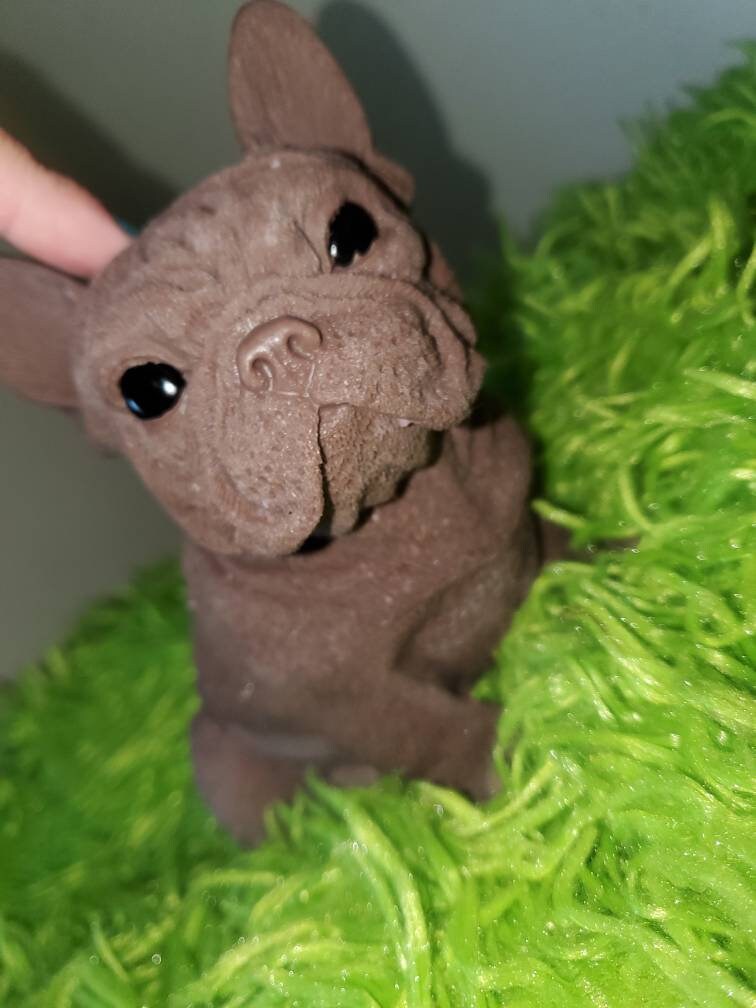 10 Full Body Silicone Frenchie Puppy Dog Open Eyes Cutie - Etsy