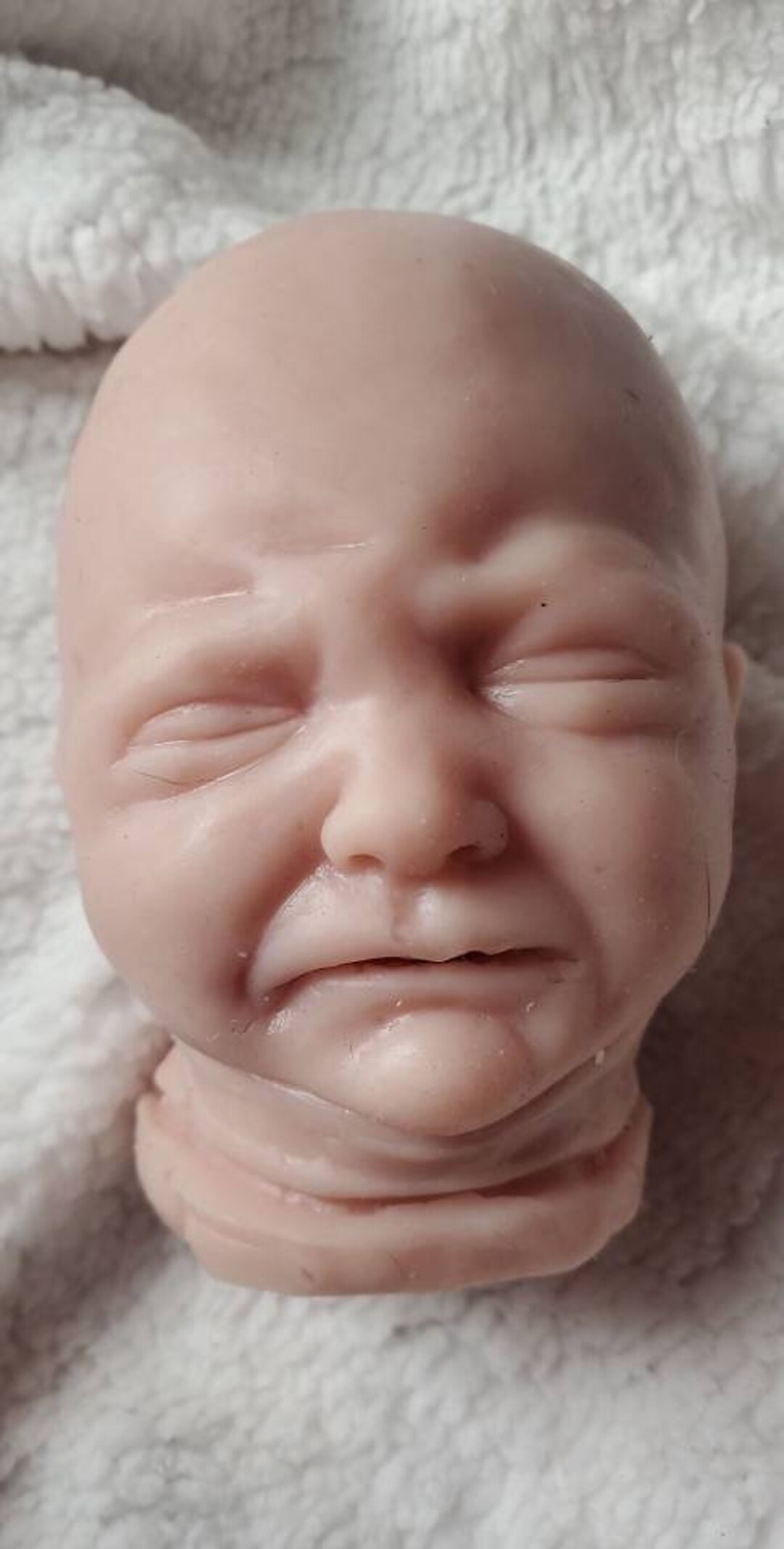 Crying Silicone Baby Head Pearl for 16 Body - Etsy