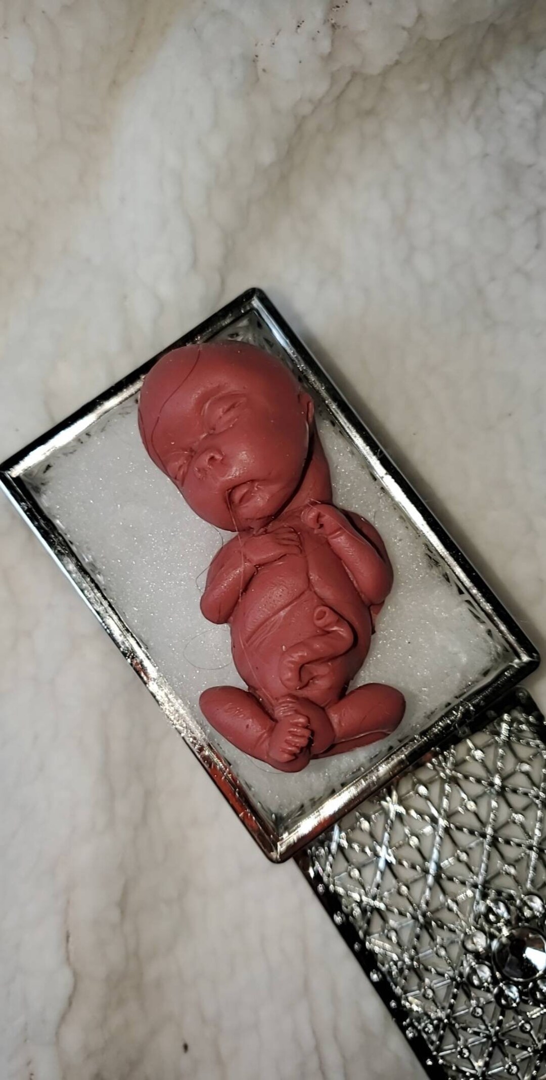 14 Week Gestation Fetus Memorial Silicone Baby With Beautiful Memorial ...