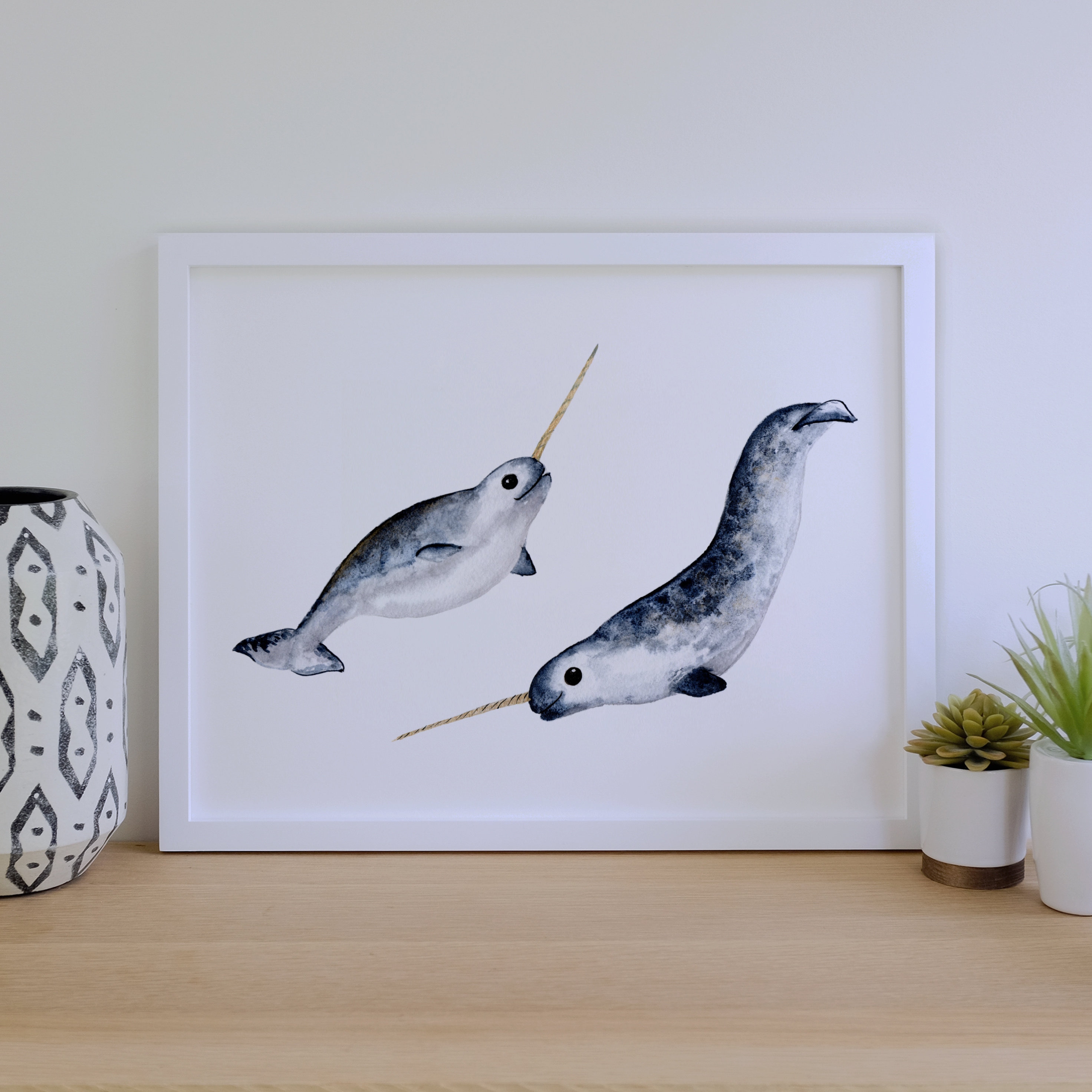 Narwhal Painting