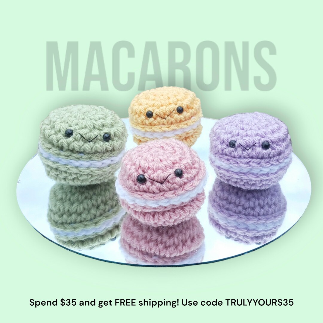 Amigurumi Crochet Macaron Plushies - Etsy