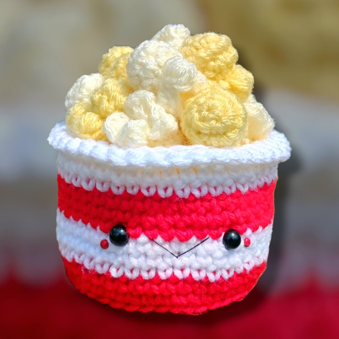 Amigurumi Crochet Popcorn Bucket - Etsy
