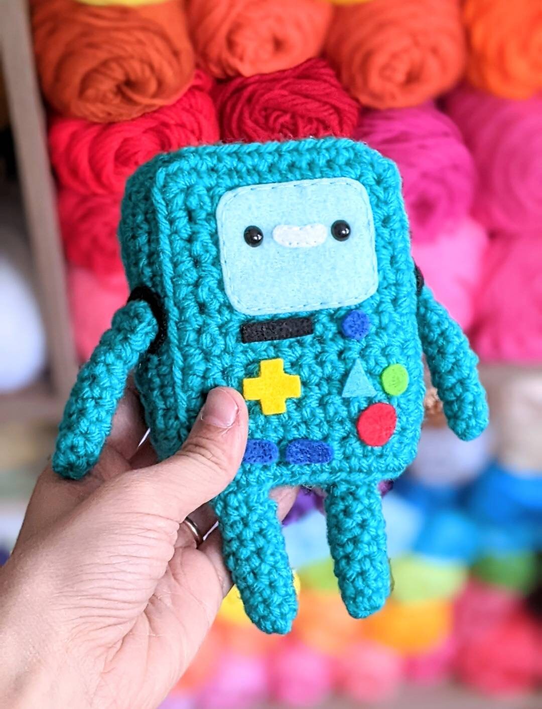 Amigurumi BMO Crochet Plushie - Etsy