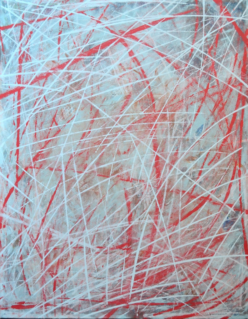 Deconstruction Original Abstract Art on Canvas Ready to Hang by Jakub ...