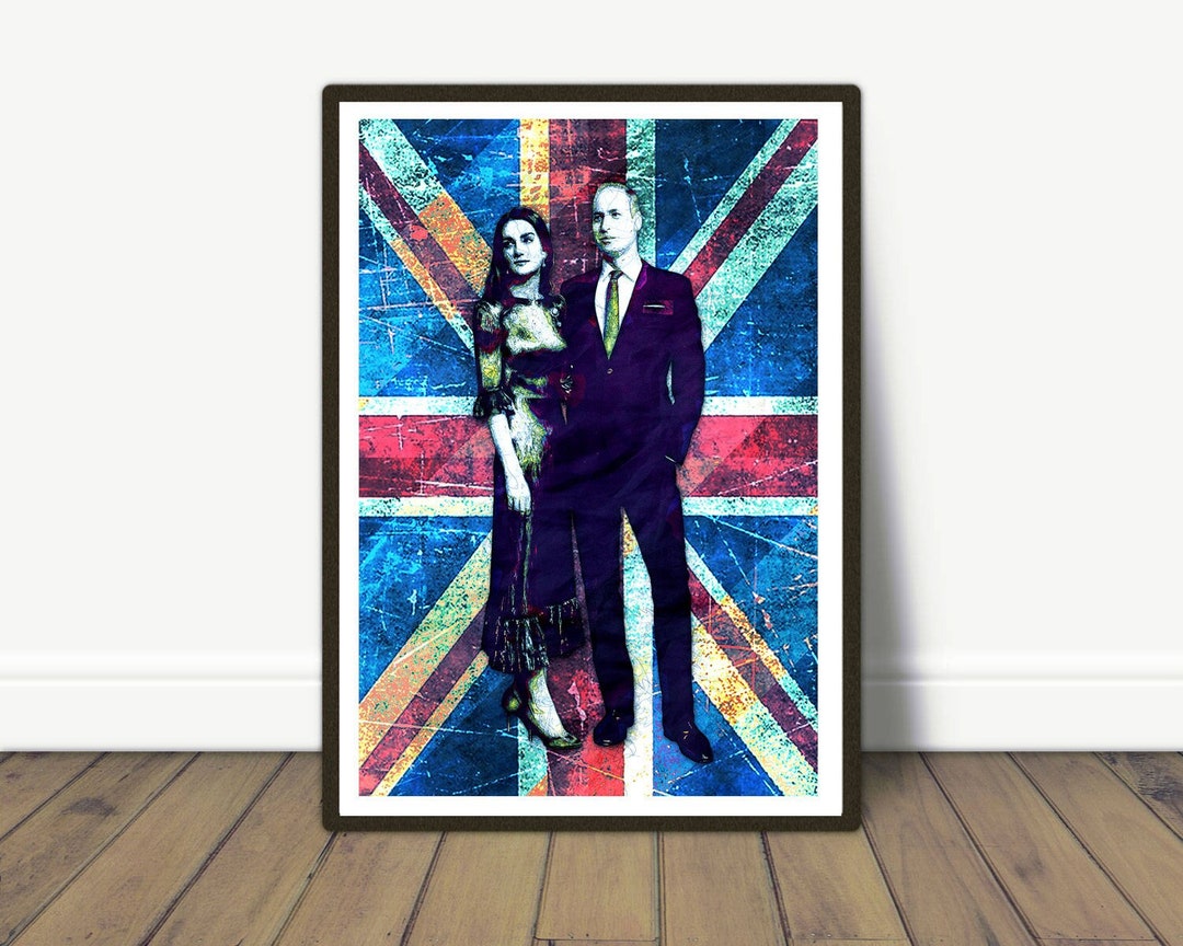 The Duke and Duchess of Cambridge - the Union Jack Modern Art, Modern ...